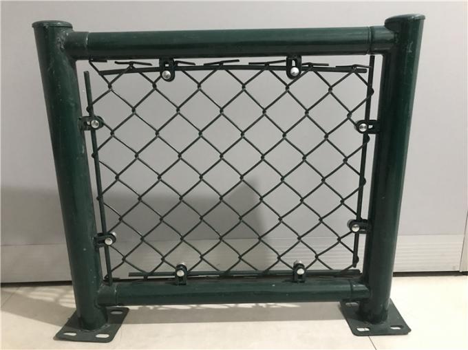 SGS 6 Foot Chain Link Fence , Vinyl 6ft Chain Link Fencing