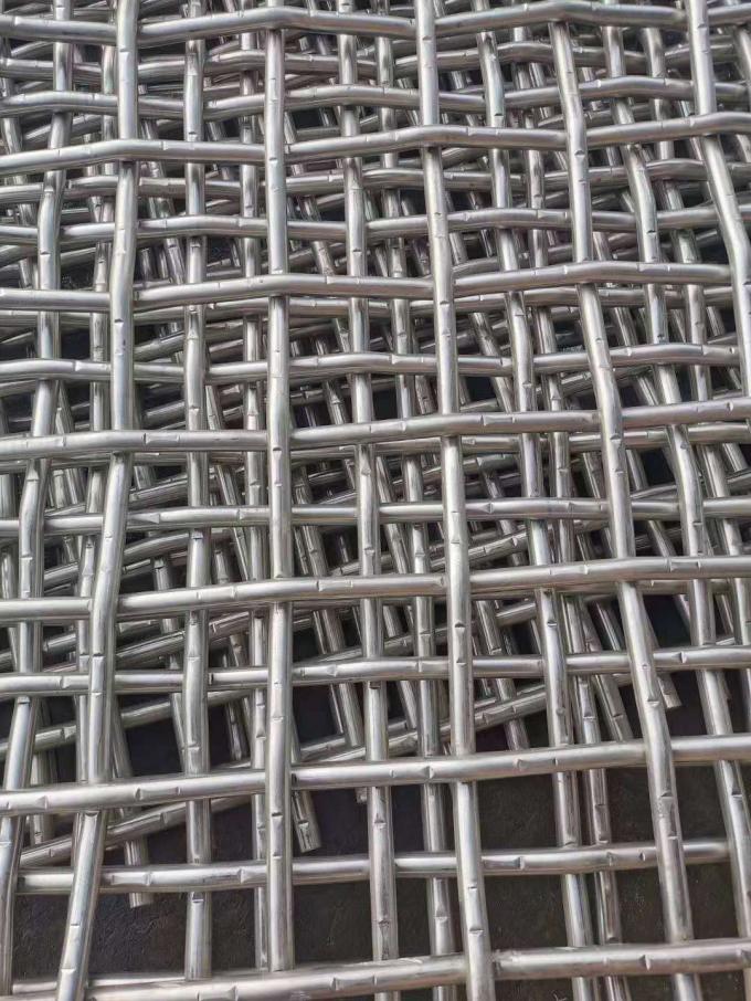 8mesh Crimped Stainless Steel Woven Wire Mesh 5m X 1.5m