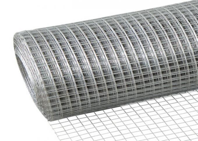 Construction Galvanised Wire Mesh Roll , 10mm 4x4 Welded Wire Mesh